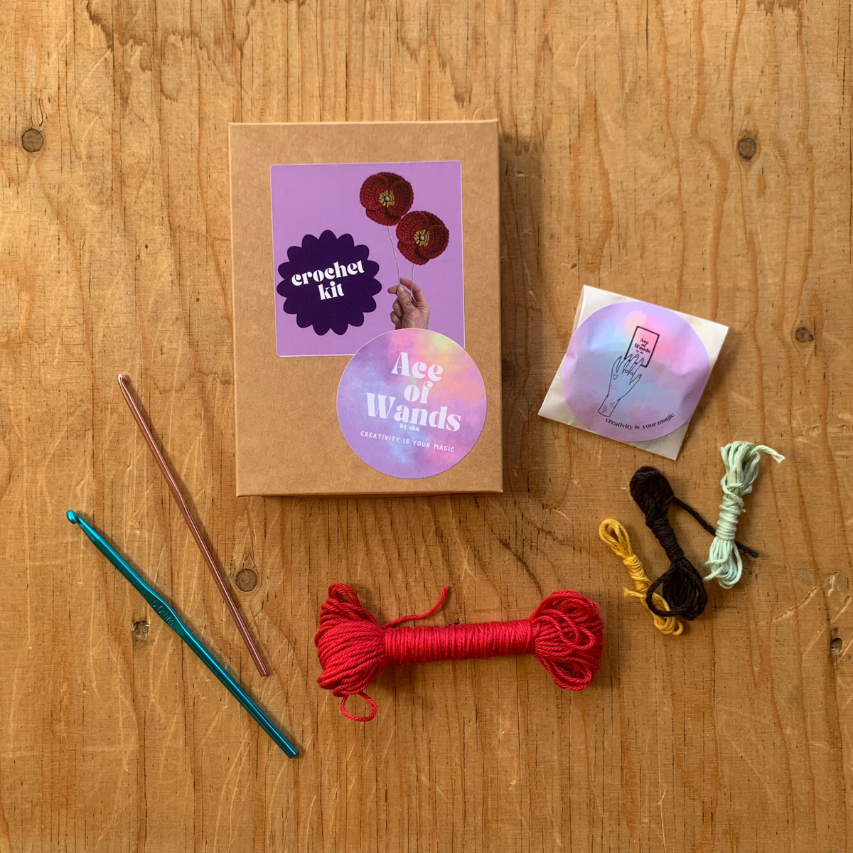 Poppy Crochet Craft Kit | EKA