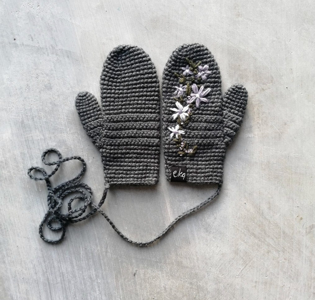 EKA X Ovobloom Colab Mittens | EKA